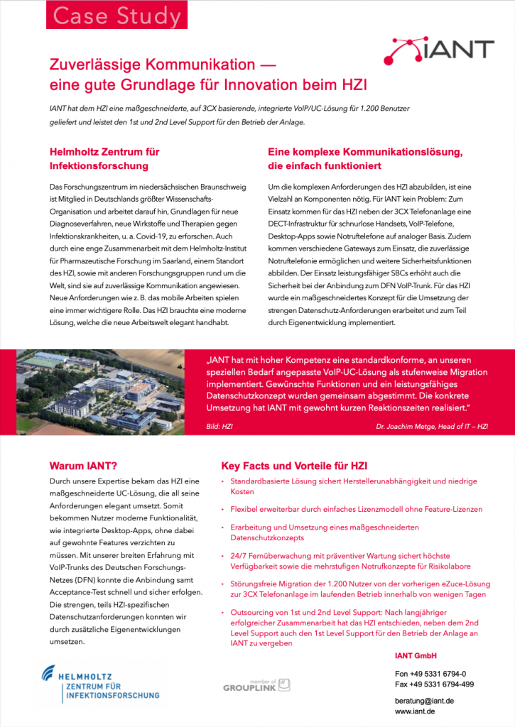 Fallbeispiele – IANT GmbH